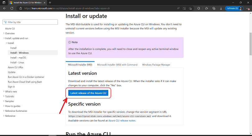 How To Install Azure CLI